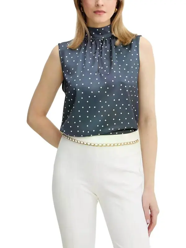 SILVIAN HEACH Polka-dot Blouse - Grey