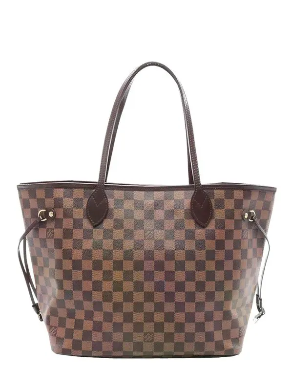 LOUIS VUITTON Damier Ebene Neverfull Mm Tote Bag - Brown