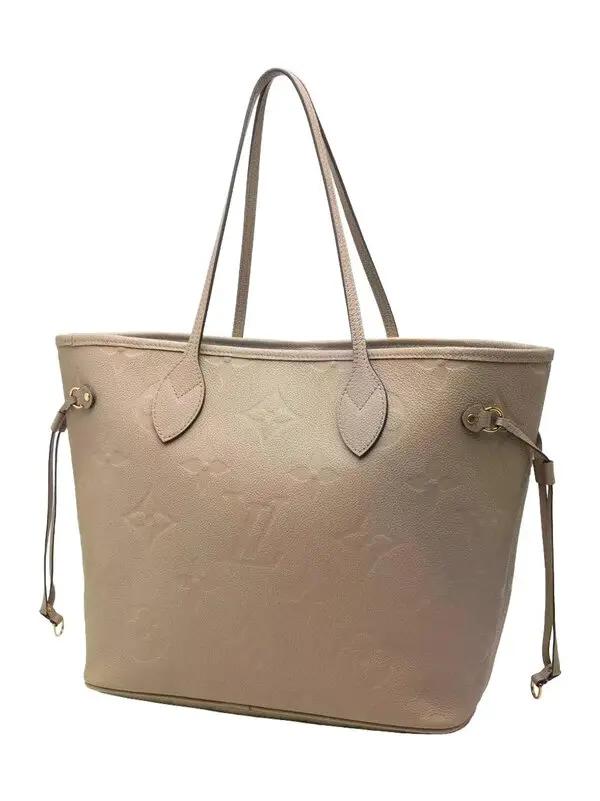 LOUIS VUITTON Monogram Giant Empreinte Neverfull Tote Bag - Neutrals