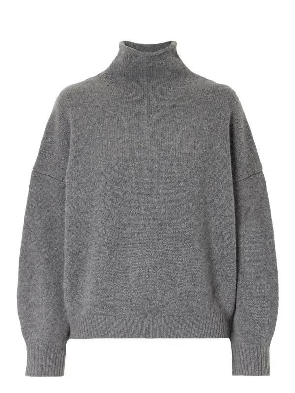 Arch4 Cimmie Cashmere Turtleneck Sweater - Gray