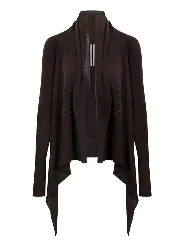 Rick Owens Draped Cardigan - Brown