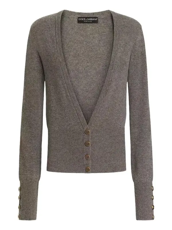 Dolce & Gabbana Cashmere Cardigan - Grey
