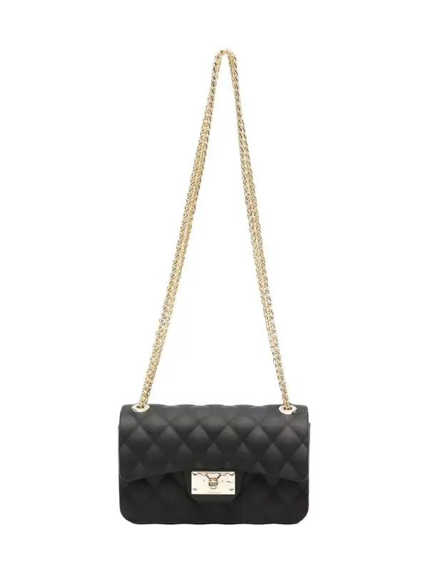 MARC ELLIS Flat Falcon Quilted Shoulder Bag - Black
