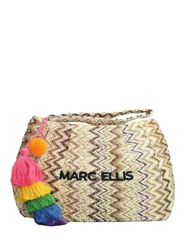 MARC ELLIS Buby S. Claire C Clutch Bag - Neutrals