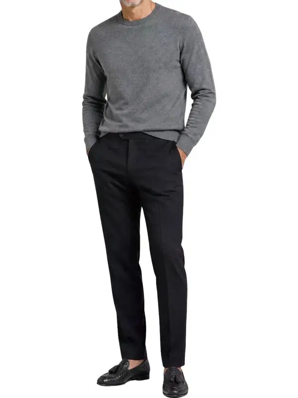FRANZESE COLLECTION Stefano De Martino Hand-sewn Sweater - Grey