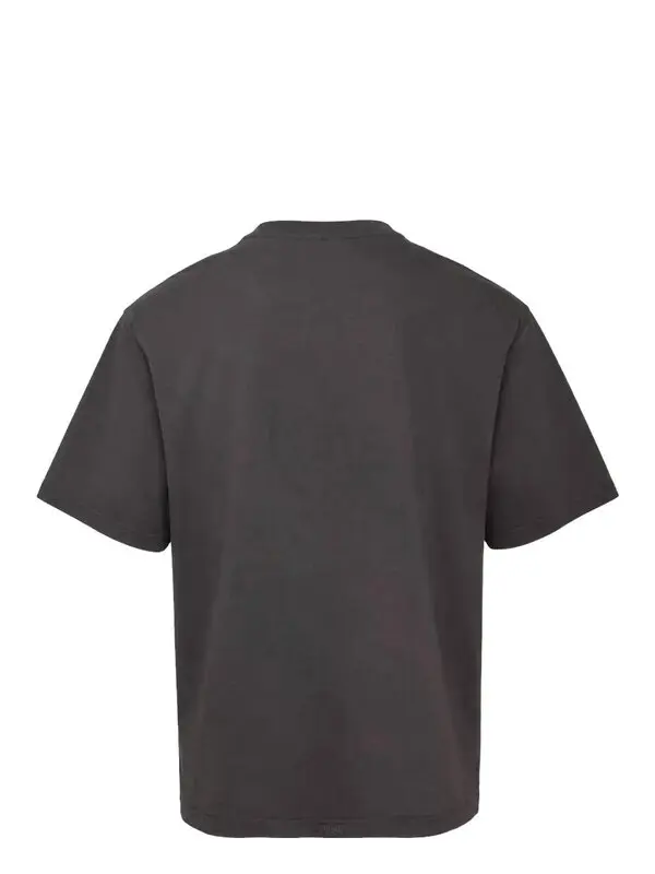 We11Done Heart Teddy-bear Patch T-shirt - Grey