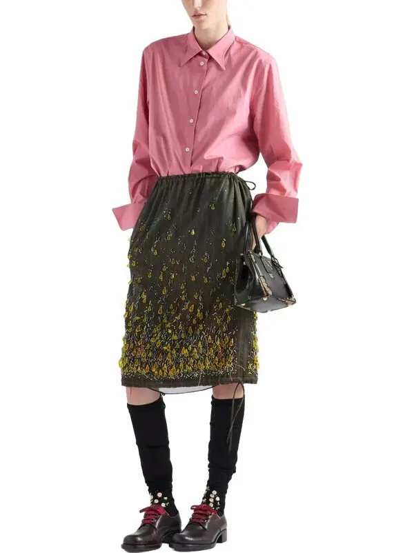 Prada Poplin Shirt - Pink