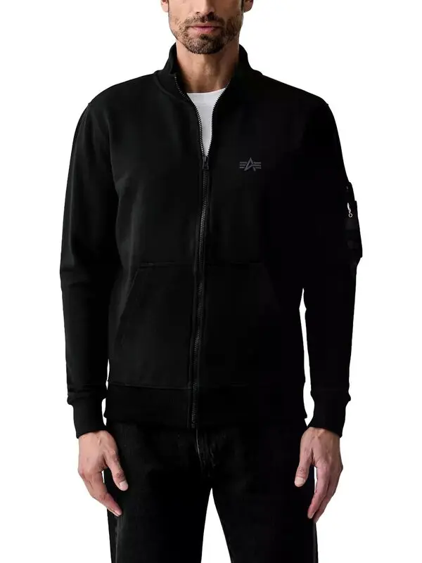 Alpha Industries Dtm Zip-up Sweatshirt - Black