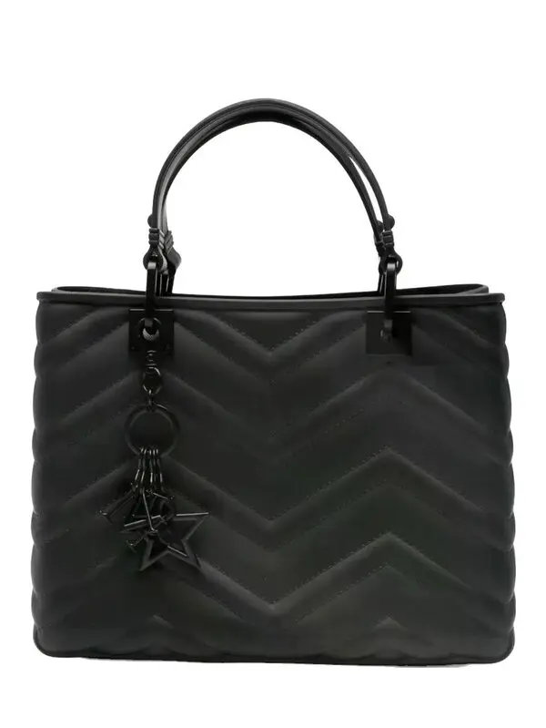 MARC ELLIS Krissy Chevron-quilted Tote Bag - Black