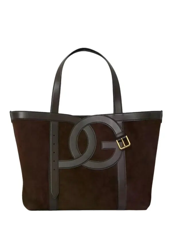 Dolce & Gabbana Suede Tote Bag - Brown