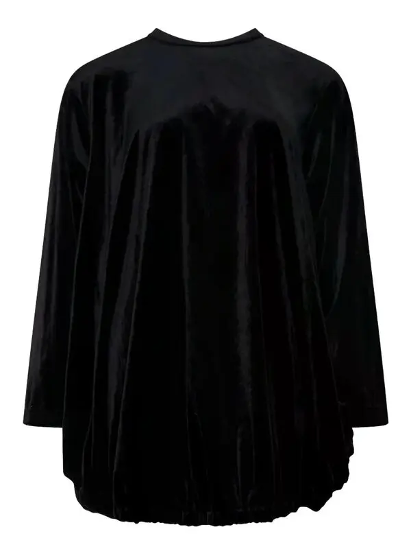Comme Des Garçons Layered Gathered T-shirt - Black
