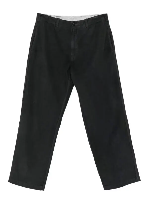 ORIGINAL VINTAGE Joe Button-fastening Straight-leg Trousers - Grey