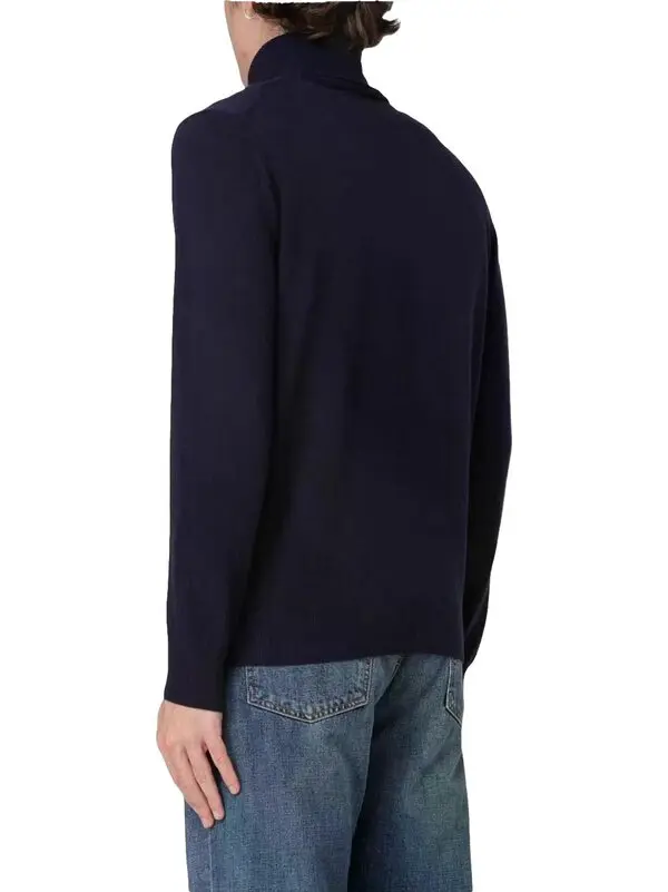 XC Roll-neck Sweater - Blue