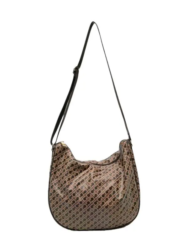GHERARDINI Logo-print Shoulder Bag - Neutrals