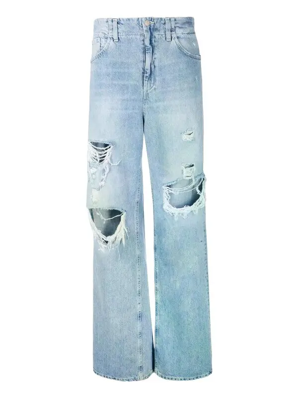 DONDUP Distressed Denim Jeans - Blue