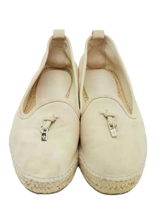 Loro Piana Suede Espadrilles - Neutrals