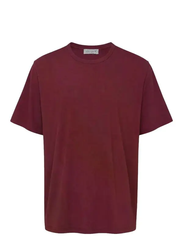 Yohji Yamamoto Round-neck Short-sleeve T-shirt - Red
