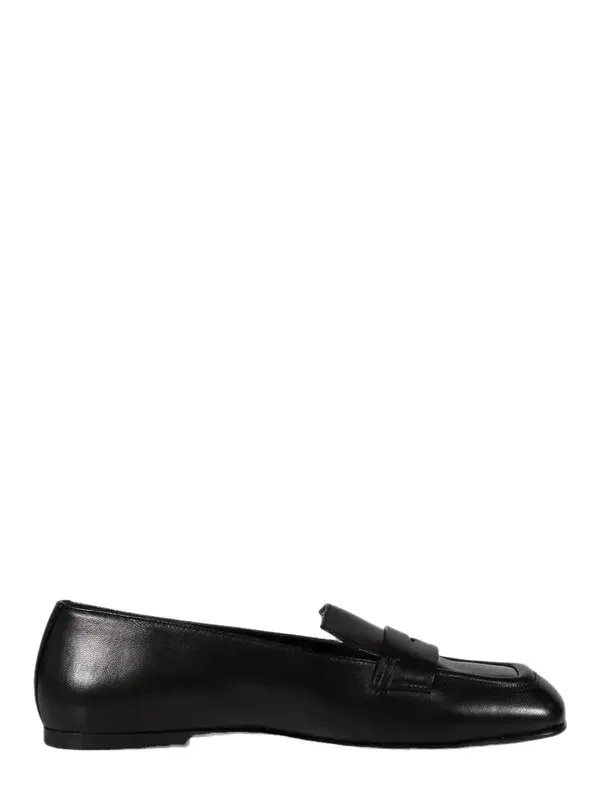 NODALETO Bulla Cara 5 Leather Loafers - Black