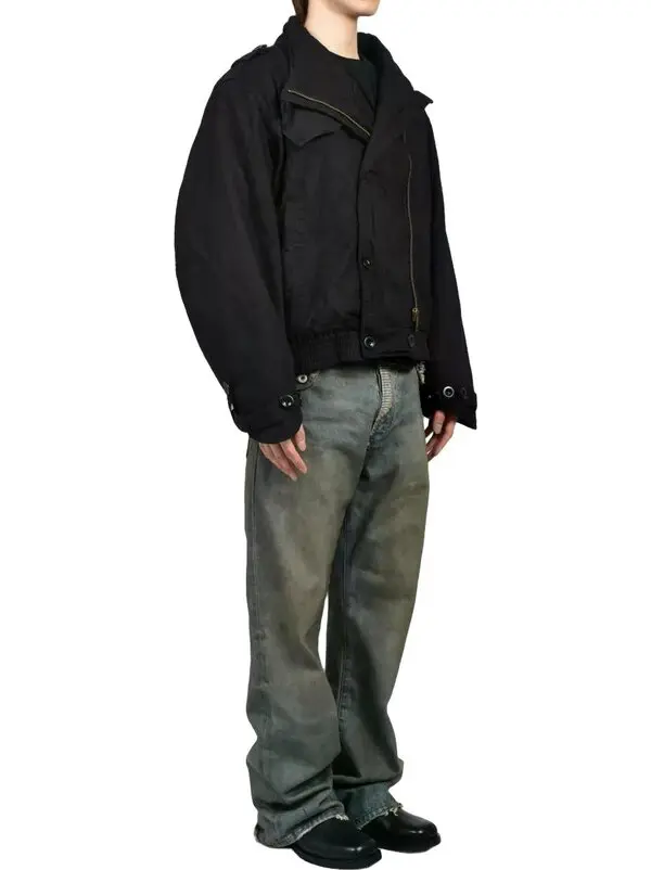 NO/FAITH STUDIOS Balloon-silhouette Jacket - Black