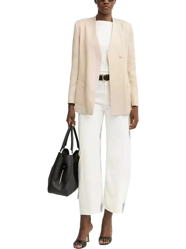 Sisley Belted Wrap Blazer - Neutrals