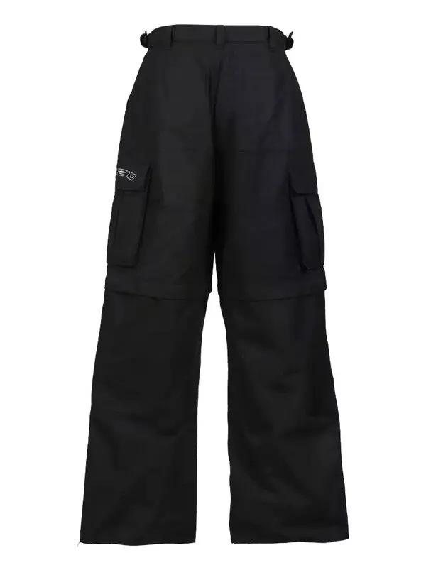 032C Double-edged Sword Zip-off Cargo Trousers - Black