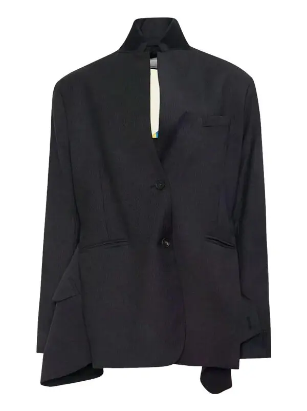 LITKOVSKA Tailored Peplum Blazer - Black