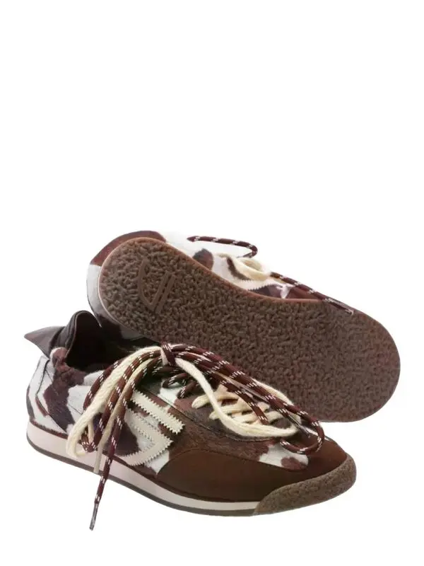 PURAAI Panther Cow-print Sneakers - Brown