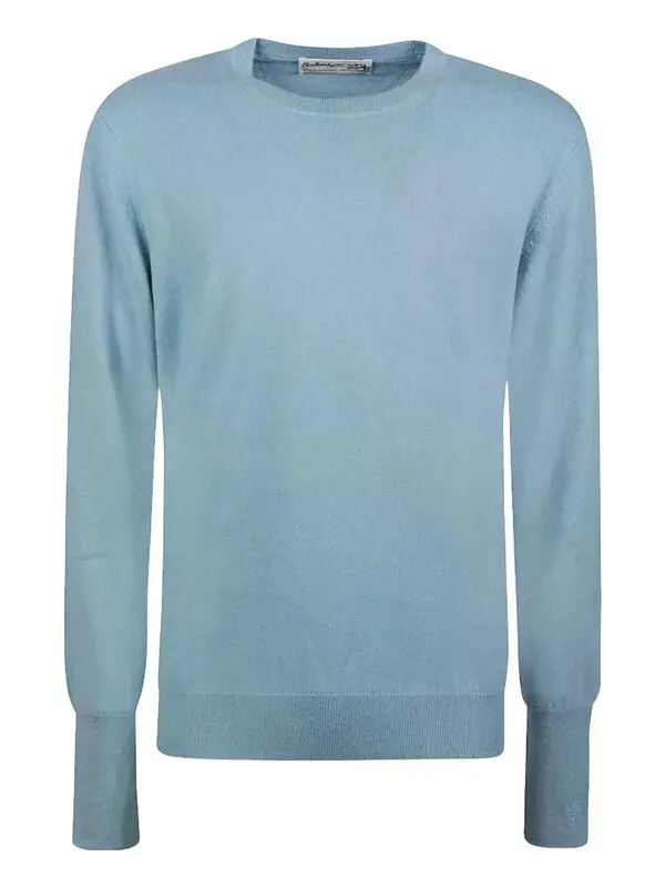 BALLANTYNE Fine-knit Cashmere Sweater - Blue