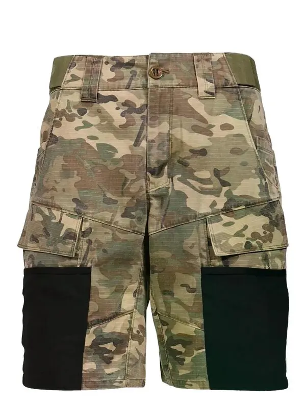 Matthew Williamson Panelled Cargo Shorts - Neutrals