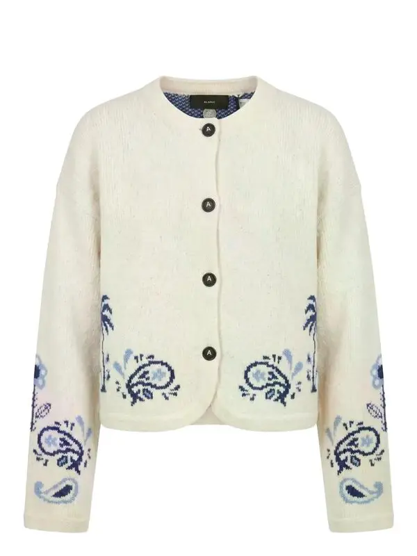 Alanui Island Roots Foulard Cardigan - Neutrals
