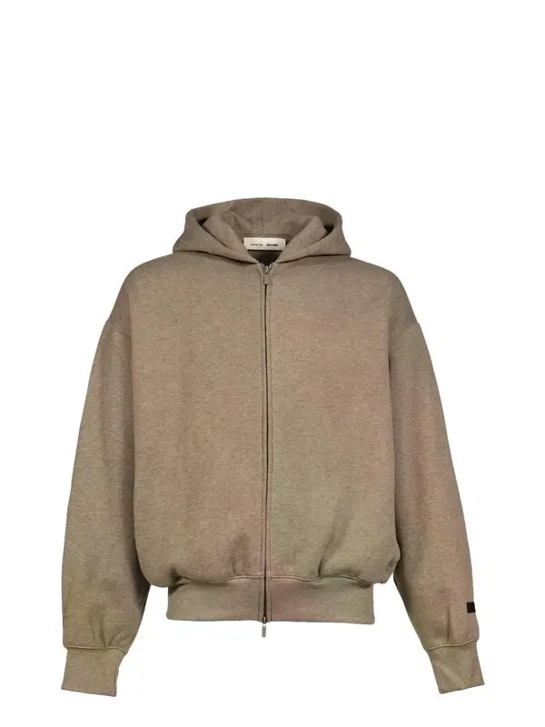 ESSENTIALS Zip-up Hoodie - Neutrals