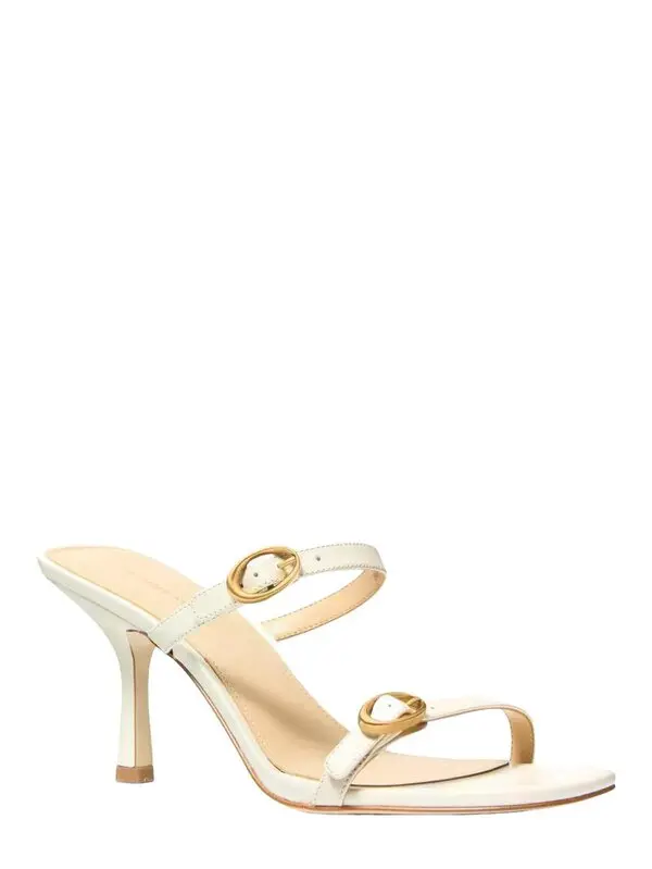 Michael Kors Kya Buckle-detail Sandals - White