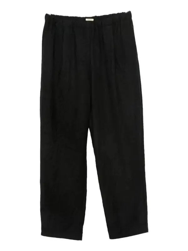 Apuntob Virgin Wool Trousers - Black