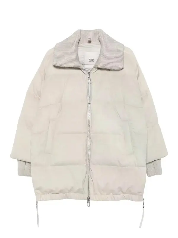 DUNO Quilted High-neck Jacket - Neutrals