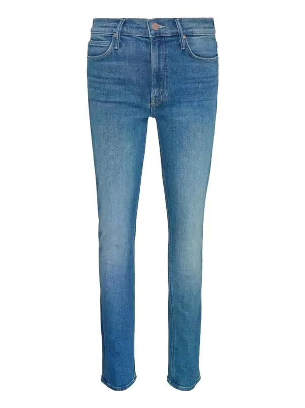 MOTHER Dazzler Mid-rise Jeans - Blue
