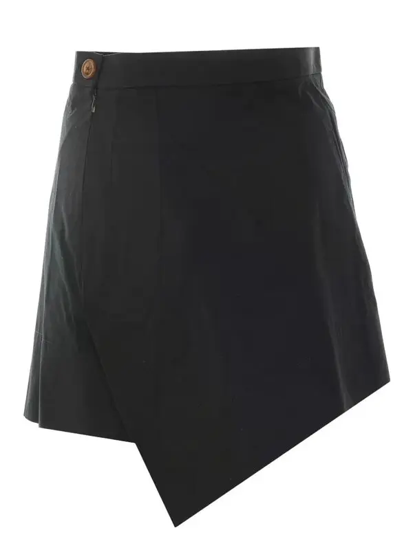VIVIENNE WESTWOOD Asymmetric-hem Mini Skirt - Black