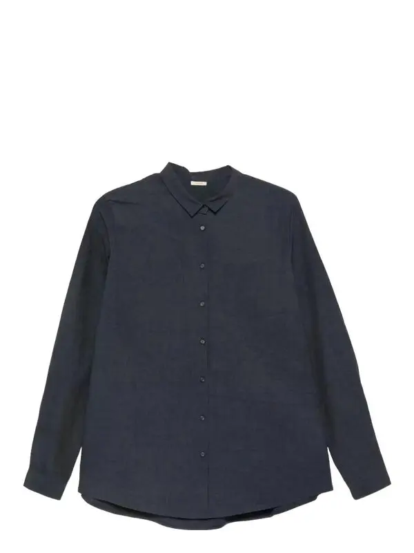 Apuntob Long-sleeve Button-fastening Shirt - Blue