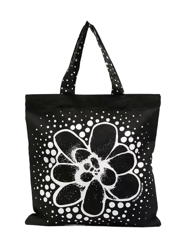 10 CORSO COMO Floral Polka-dot Print Tote Bag - Black