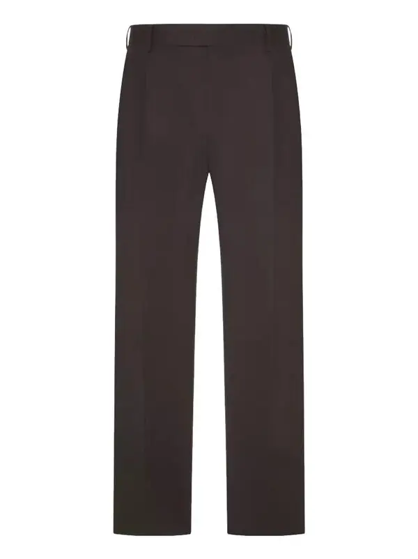 PT TORINO Tailored Wool Trousers - Black