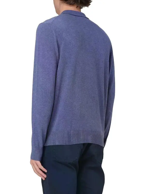 XC Fine-knit Polo Shirt - Blue
