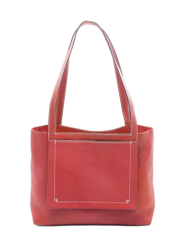 Hermès Clemence Cabasellier 31 Tote Bag - Red