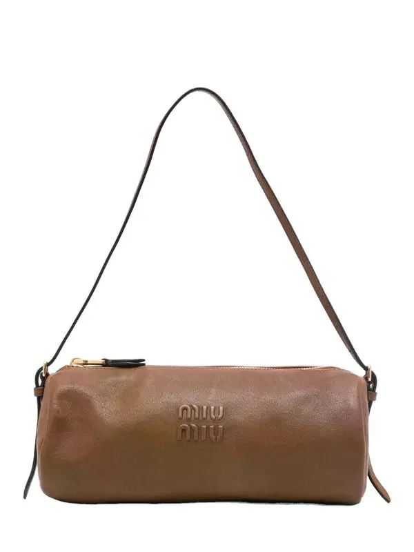 Miu Miu Leather Shoulder Bag - Brown