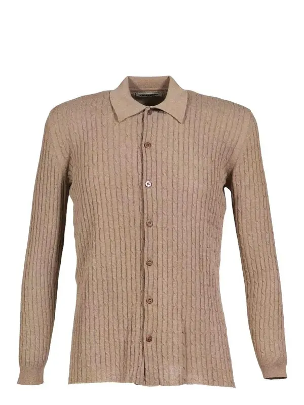 MAGLIANO Capricorn Cable-knit Shirt - Neutrals