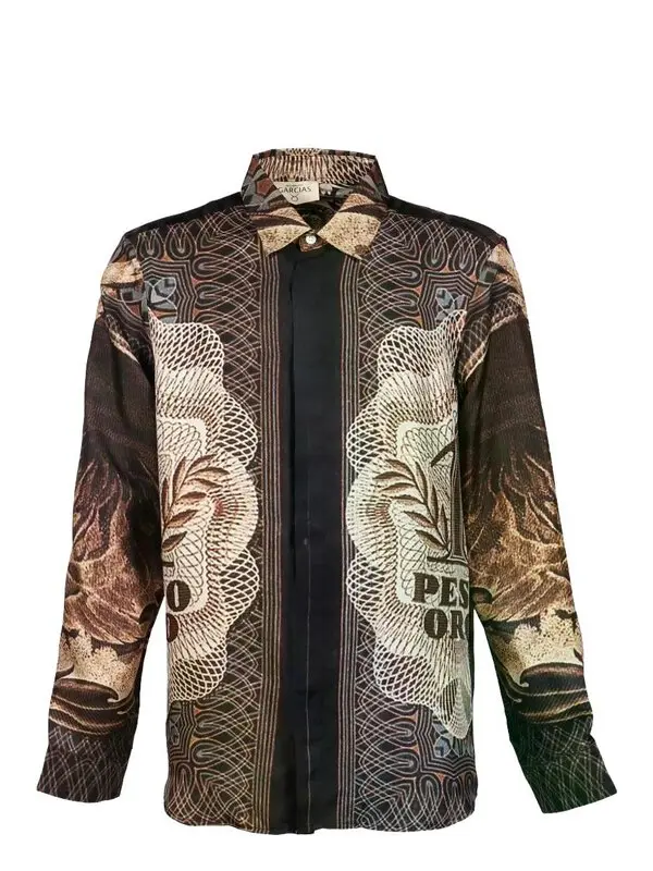 GARCIAS Pesos Silk Shirt - Black