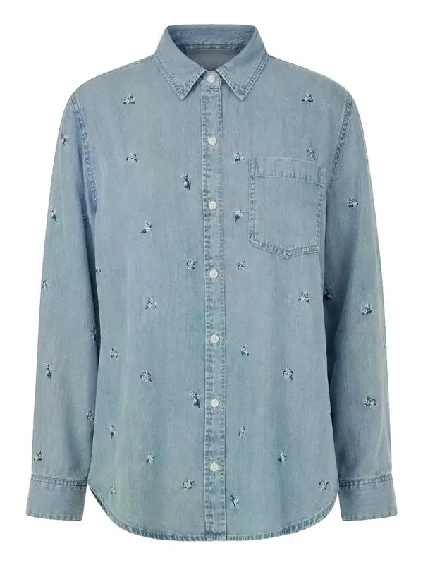 Rails Ingrid Floral-print Shirt - Blue