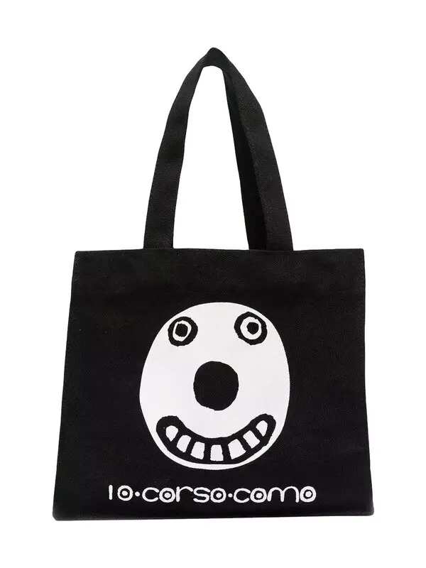 10 CORSO COMO Graphic-print Tote Bag - Black