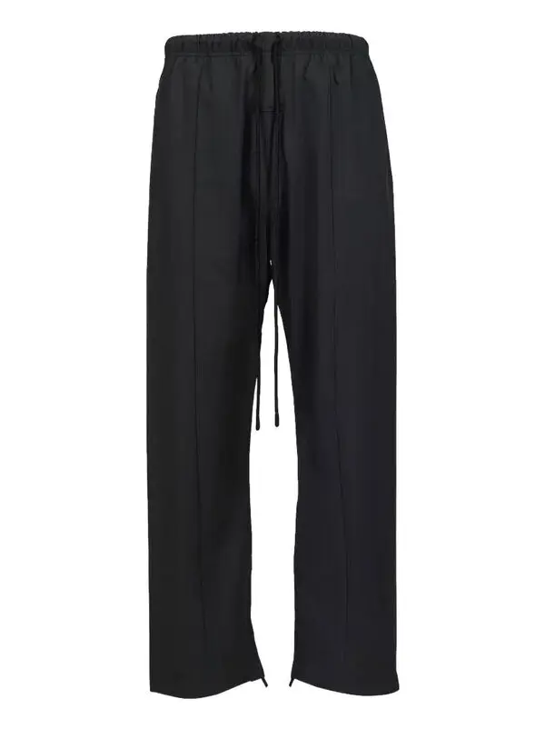 ESSENTIALS Logo-print Track Pants - Black
