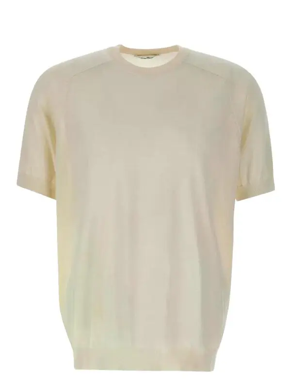 KANGRA Knited T-shirt - Neutrals