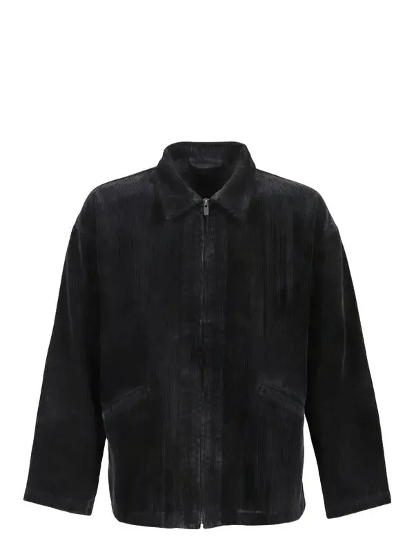 PORTER CLASSIC Corduroy Shirt Jacket - Black