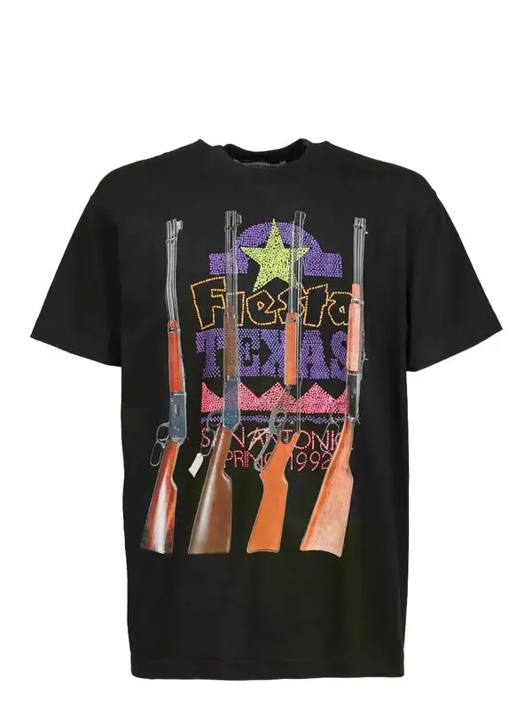 JOSHUA J. Graphic-print T-shirt - Black